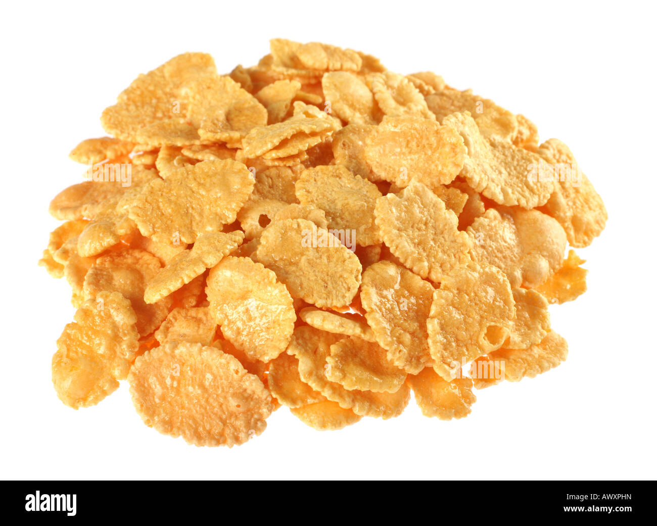 flake corn group isolated on white background Stock Photo - Alamy