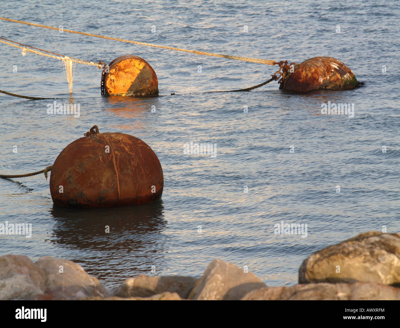 Tethered buoys hi-res stock photography and images - Alamy