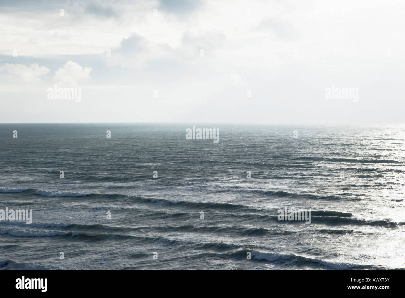 Sea landscape, elevated view Stock Photo - Alamy