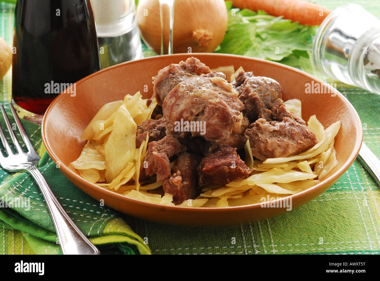 Boiled mutton - Italian Kitchen - Castrato bollito Veneto Stock Photo ...