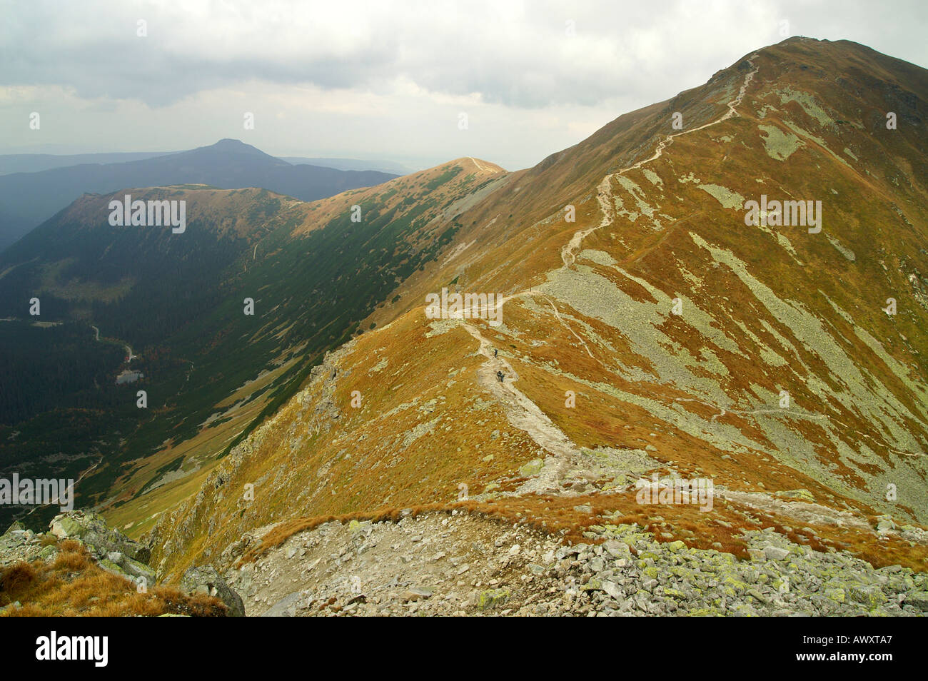 Mount Volovec of Rohace Massif, West Tatras mountains, autumn, Slovakia ...
