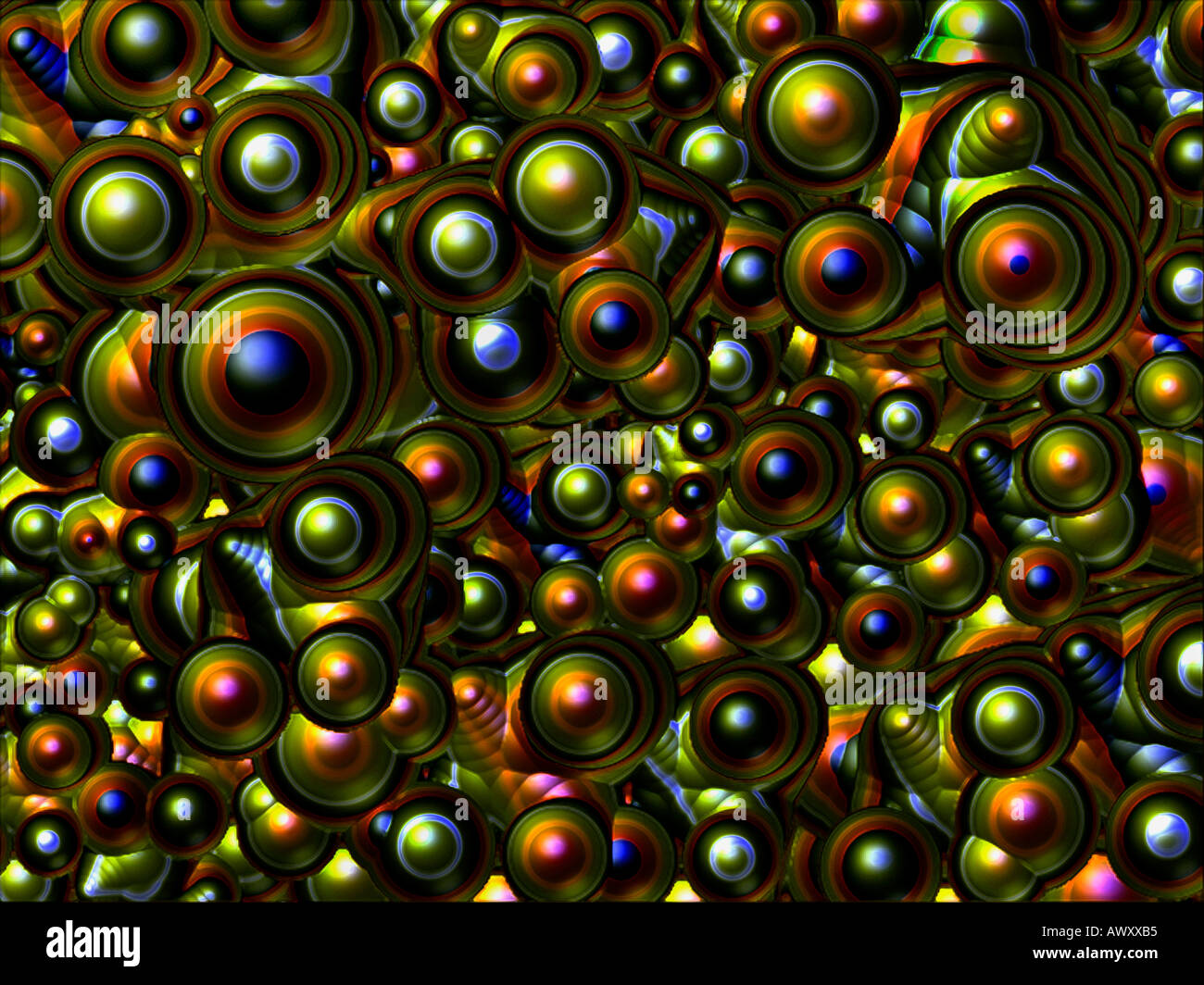 Metal Eyes Watching Stock Photo - Alamy