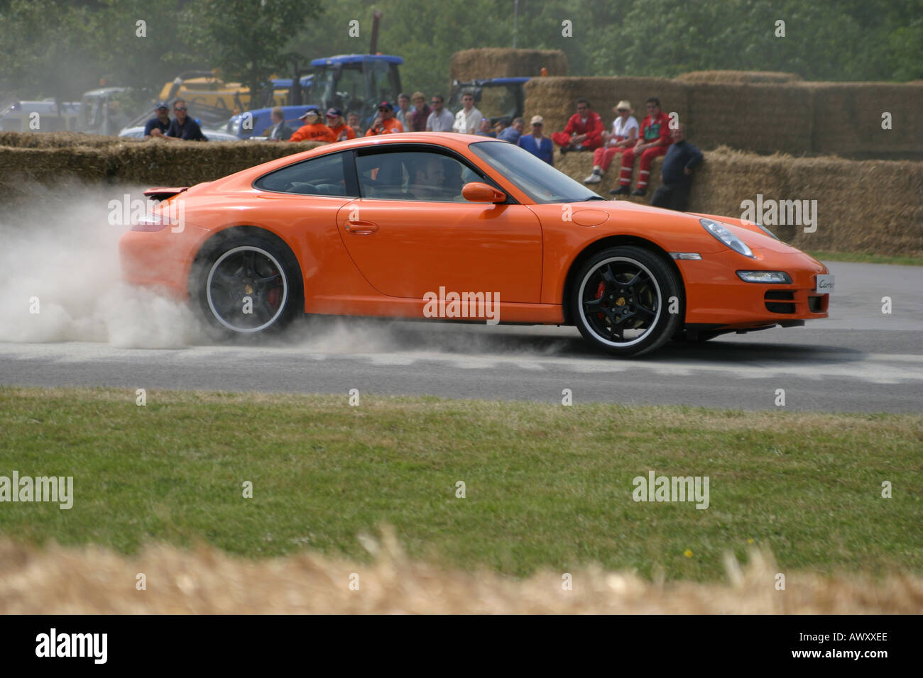Porsche 911RS doing the hill climb at the 2005 Goodwood Festival of ...
