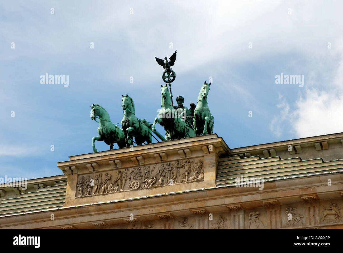 The Berlin Quadriga or "Quadriga of Victory", located atop the ...