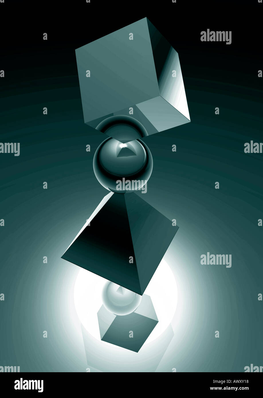 Pyramid balancing sphere hi-res stock photography and images - Alamy