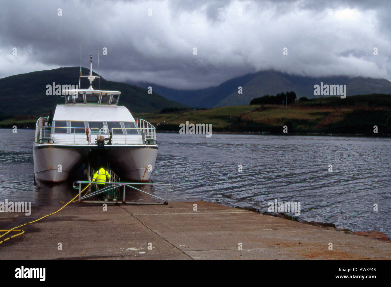 Catamaran killary harbour lenaun hi-res stock photography and images ...