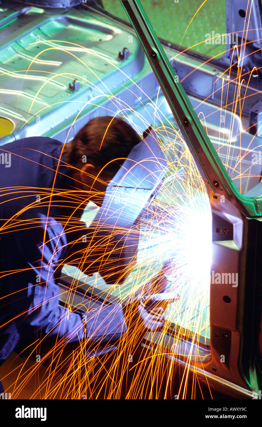 CAS ASSEMBLY LINE WELDER Stock Photo - Alamy