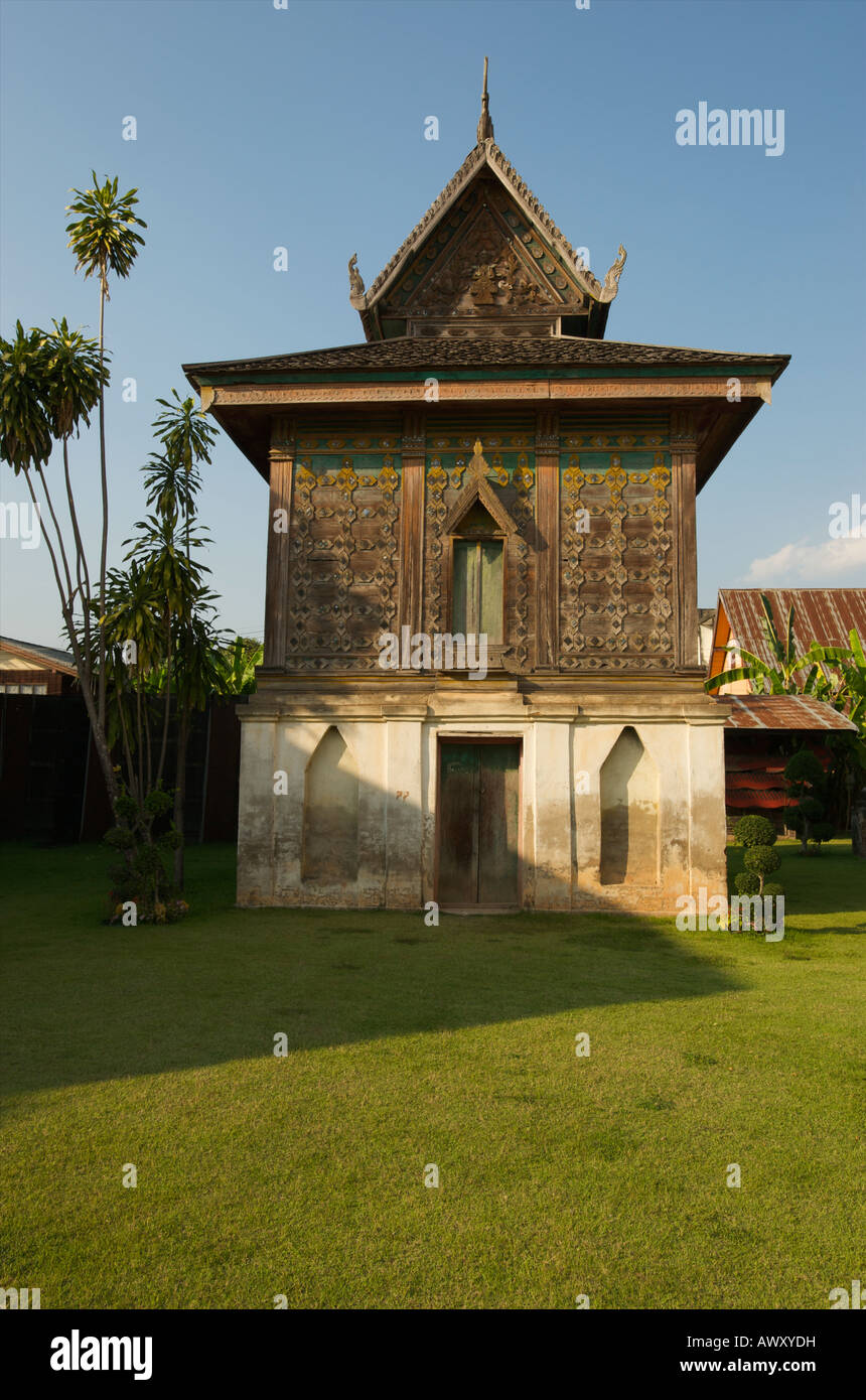 Haw Trai or Ho Trai of Wat Hua Khuang in Nan Thailand This Tripitaka ...