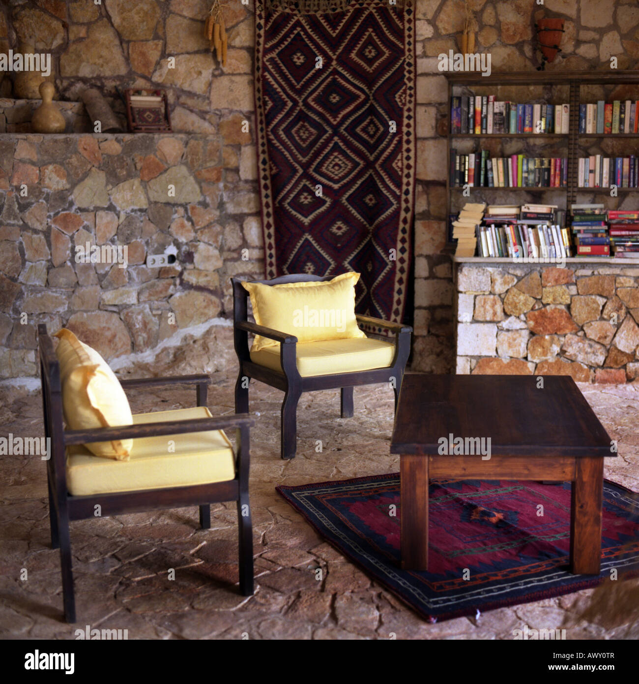 vacation library in a hotel Stock Photo - Alamy
