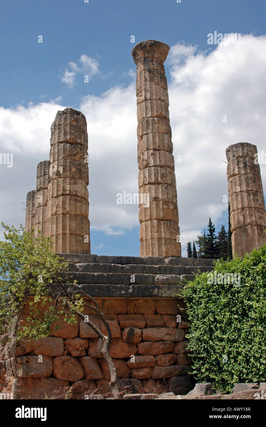 Coulombs architecture delphi ruins hi-res stock photography and images ...
