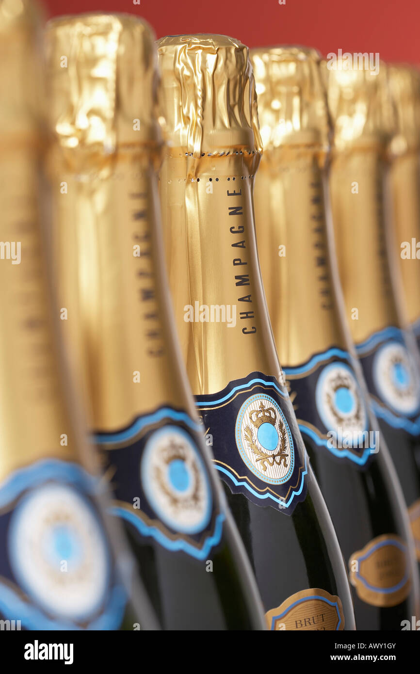 Bottles of champagne wrapped hi-res stock photography and images - Alamy