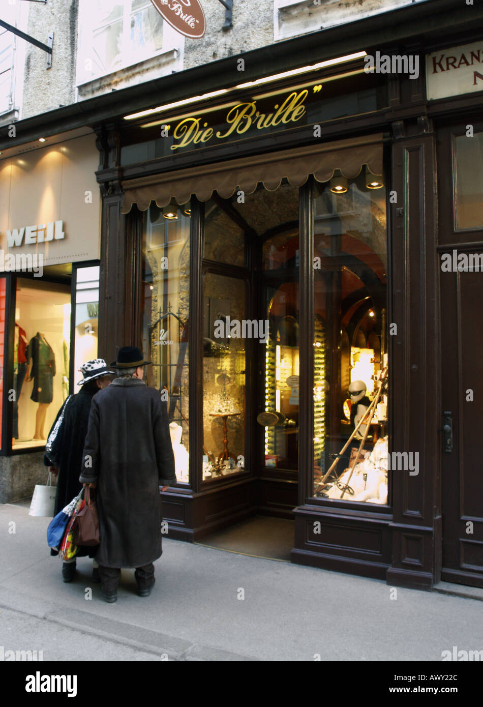A modern opticians occupies an old shop in the beautifully preserved ...