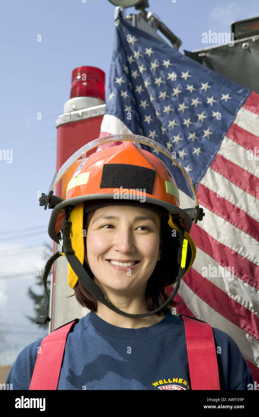 Portrait headshot us flag hi-res stock photography and images - Alamy