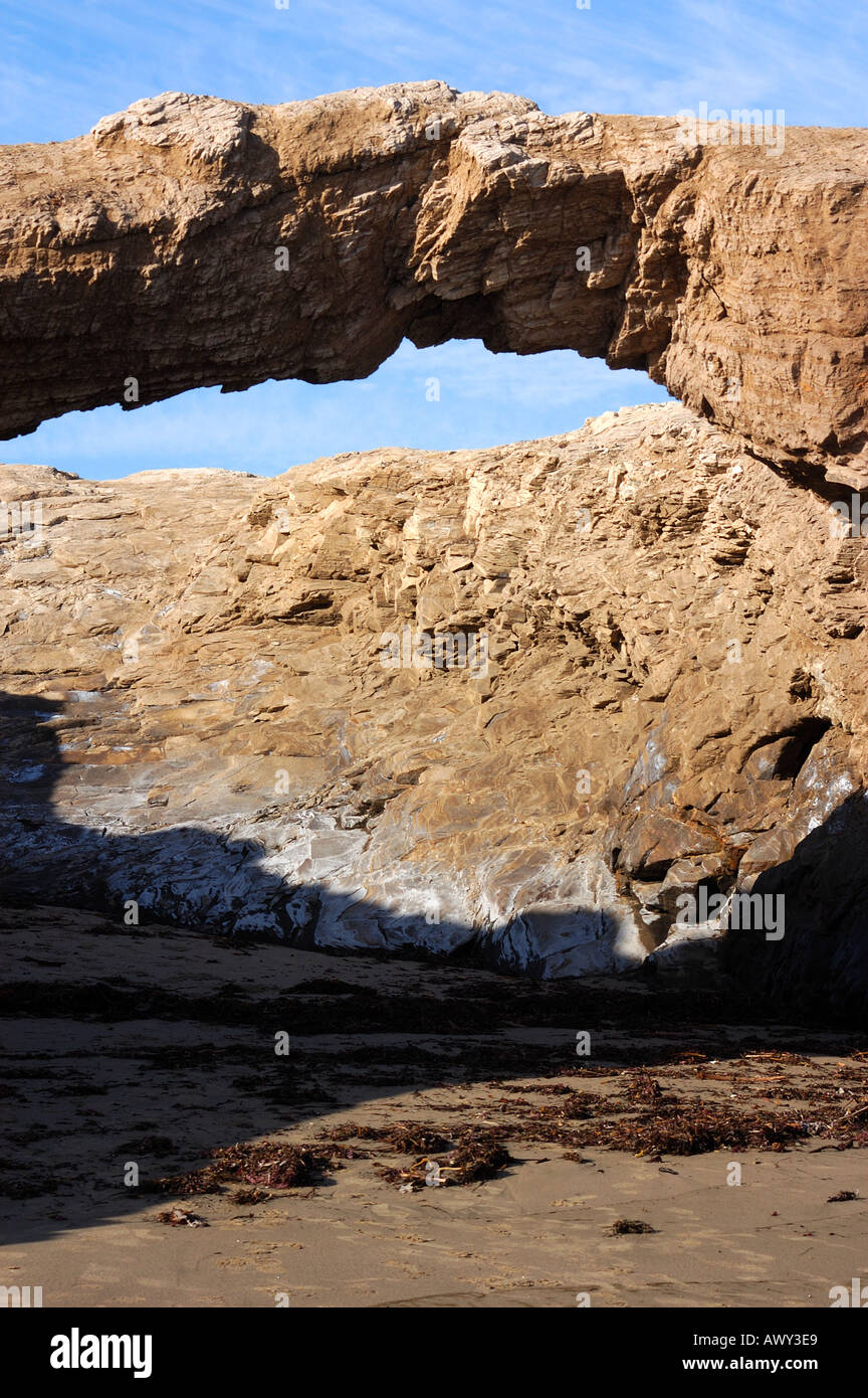 Santa barbara beach rock formation hi-res stock photography and images ...