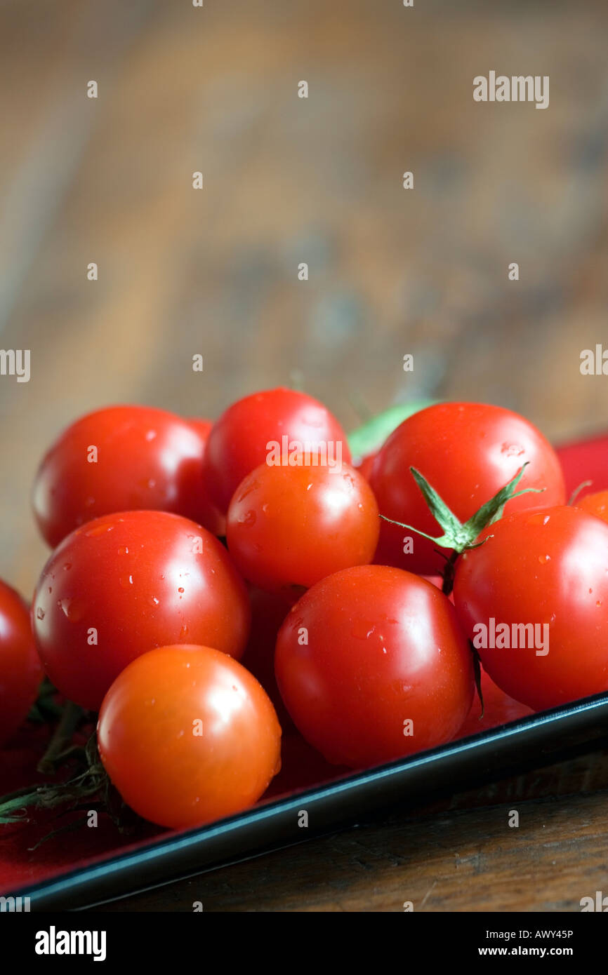 Multicolour tomatoes on table hi-res stock photography and images - Alamy