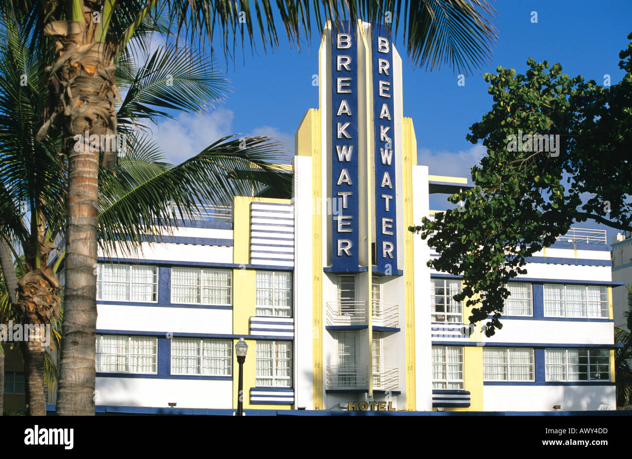 Breakwater Hotel South Beach Miami Florida Stock Photo - Alamy