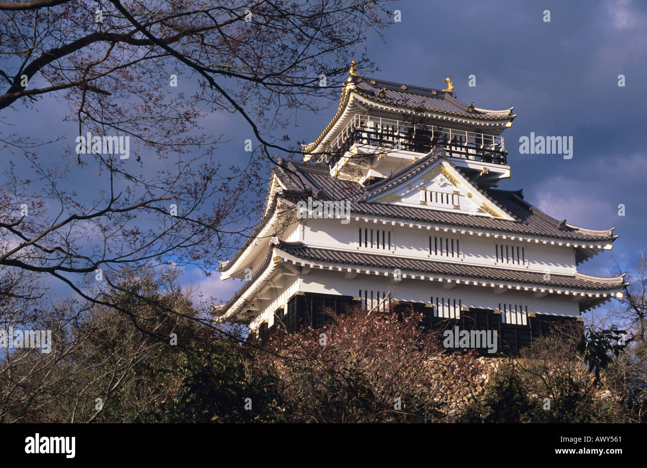 Gifu Jo Castle Kinkkazan Gifu Japan Stock Photo - Alamy