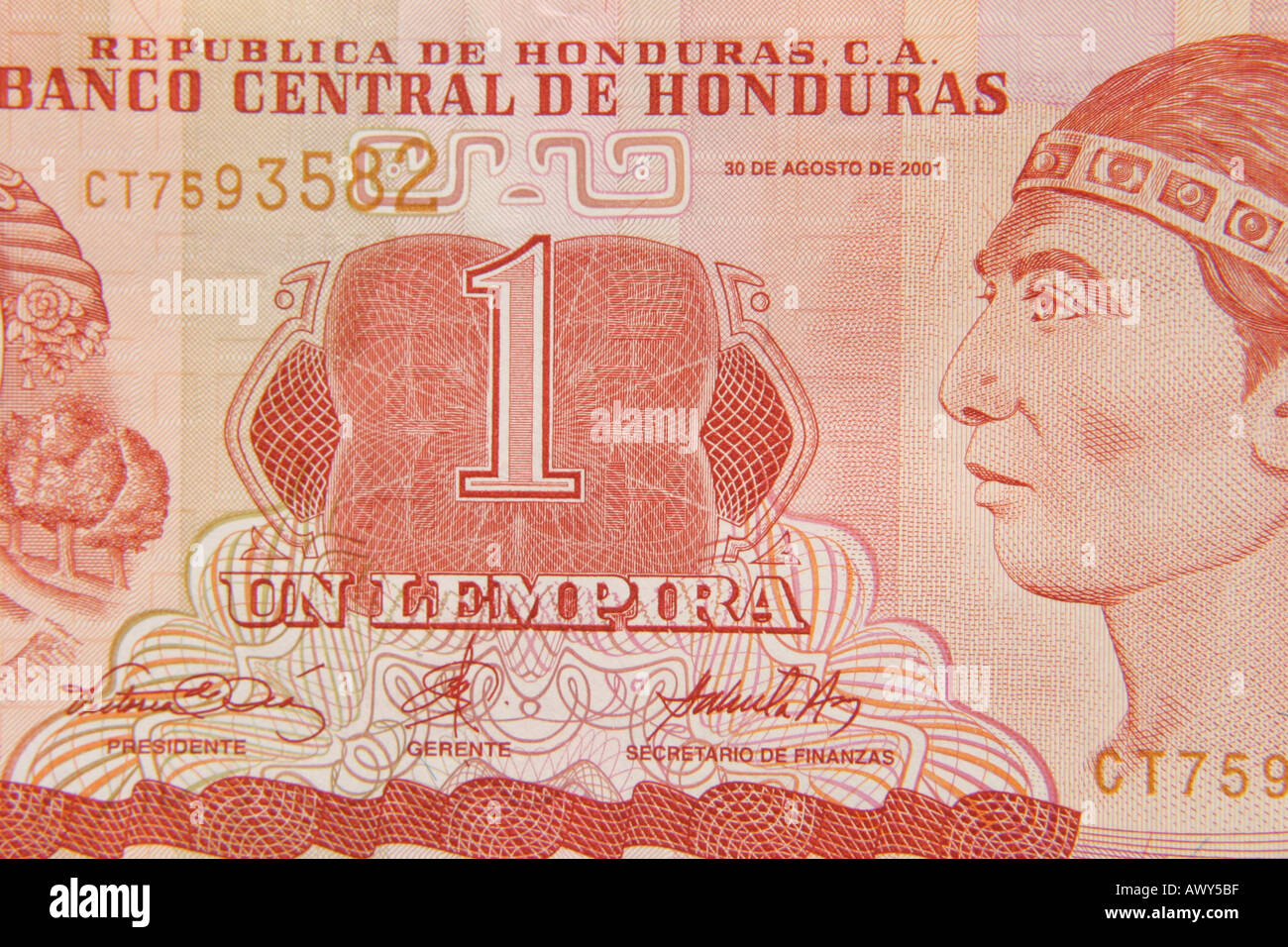 1 lempira hi-res stock photography and images - Alamy