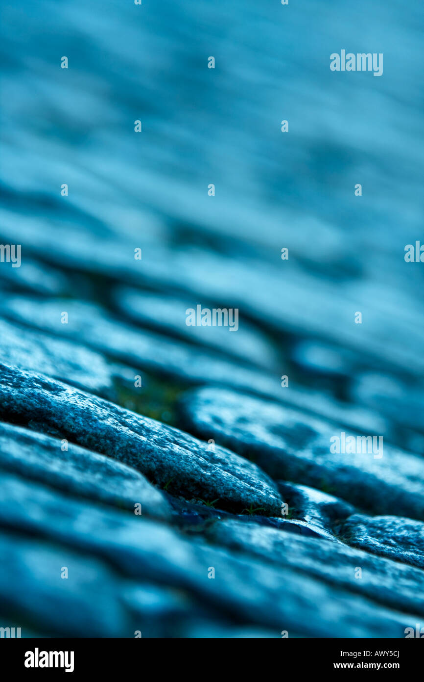 Cobbles texture hard pavement hi-res stock photography and images - Alamy