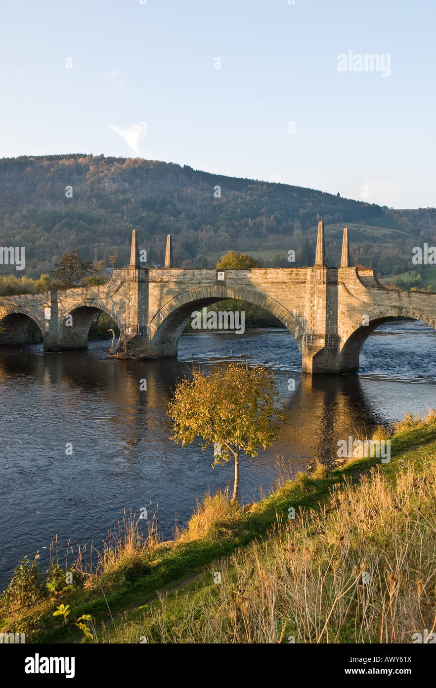 General Wades Bridge in Autumn at Aberfeldy Scotland UK Stock Photo - Alamy