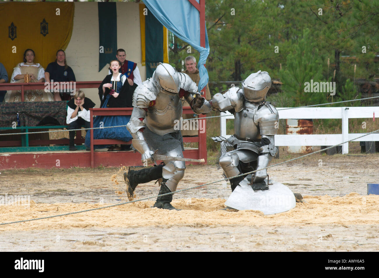 Jousters at the Louisiana Renaissance Festival Hammond Louisiana Stock ...