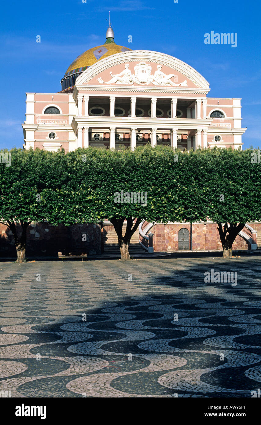 Opera House Manaus Amazon Brazil Stock Photo - Alamy