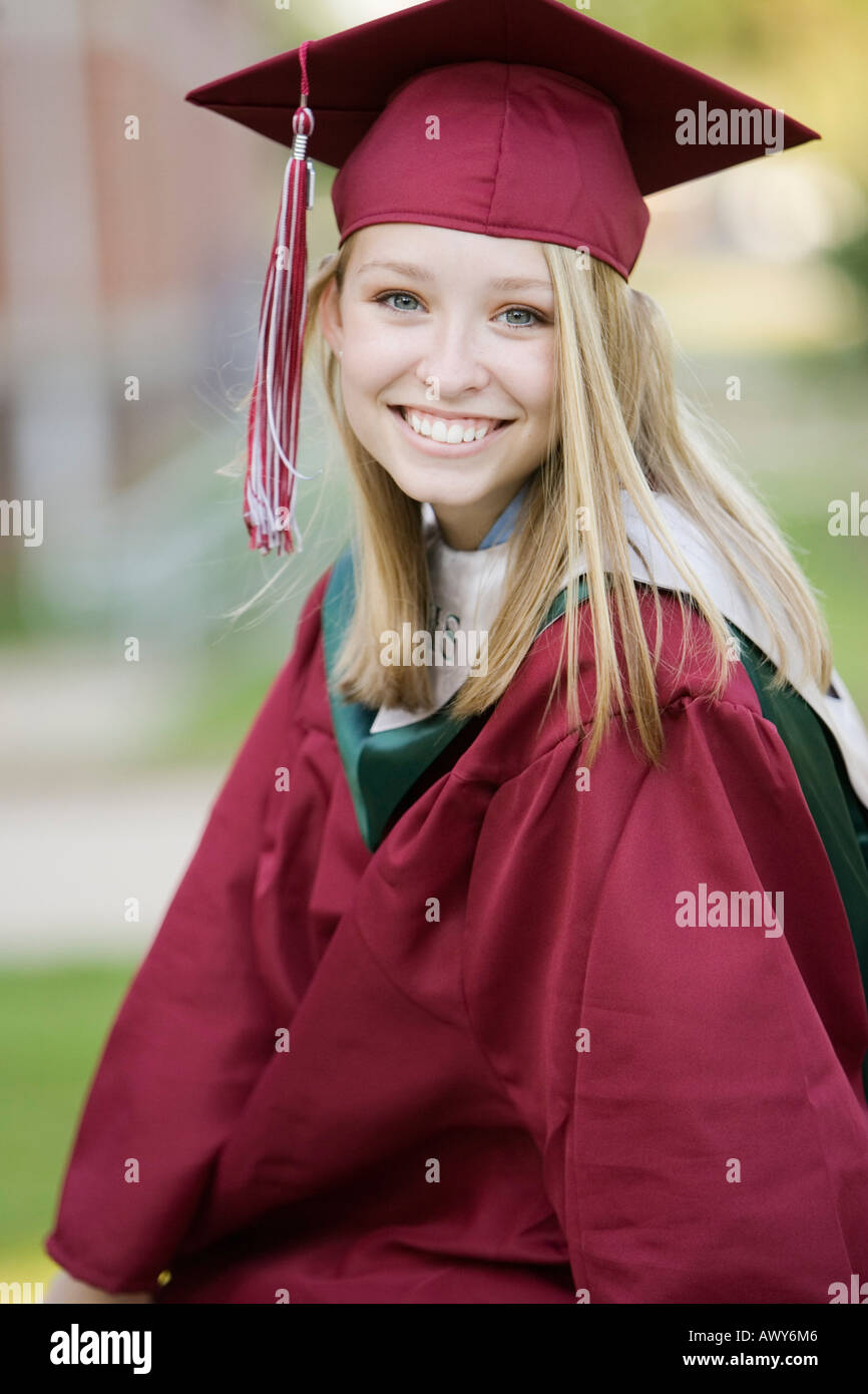 Portrait of Graduate Stock Photo - Alamy