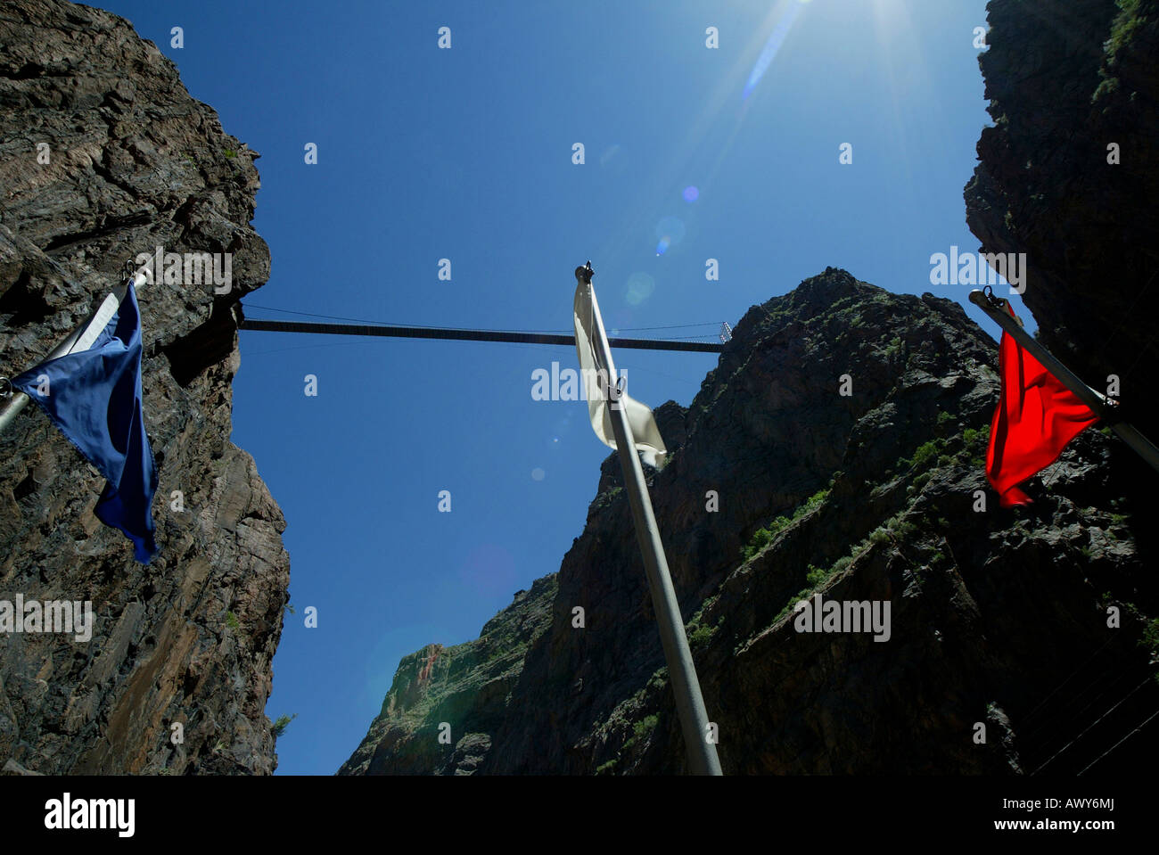 World s highest suspension bridge crosses 1 053 feet above Royal Gorge ...