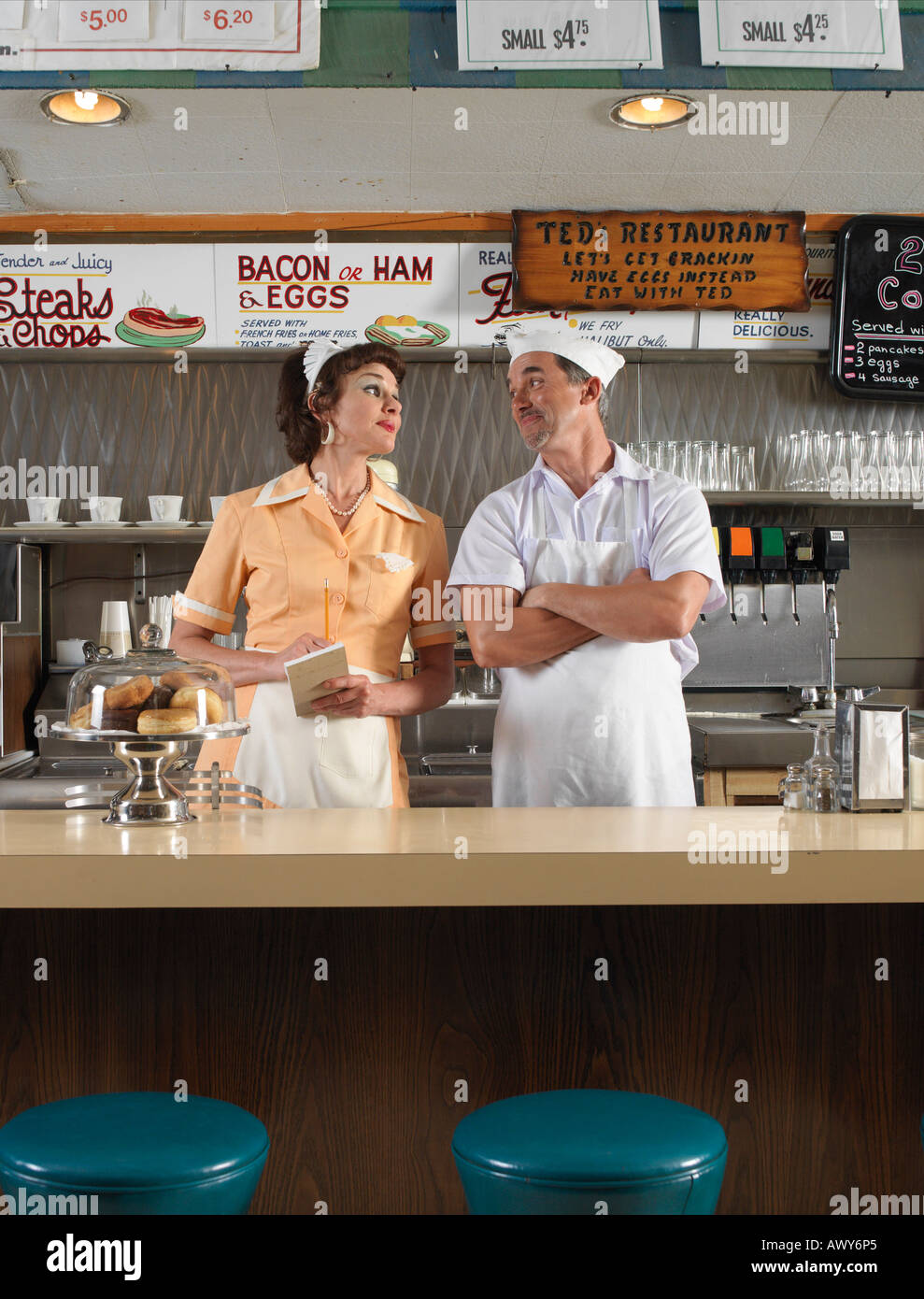 Restaurant Employees Uniform High Resolution Stock Photography and ...