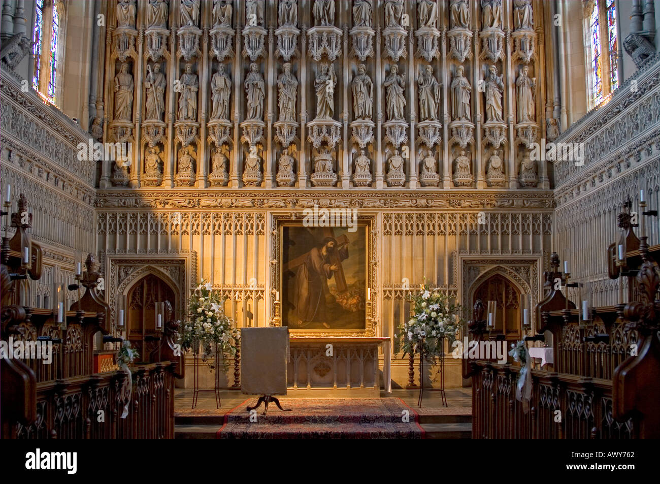 Magdalen College Chapel Oxford Stock Photo - Alamy