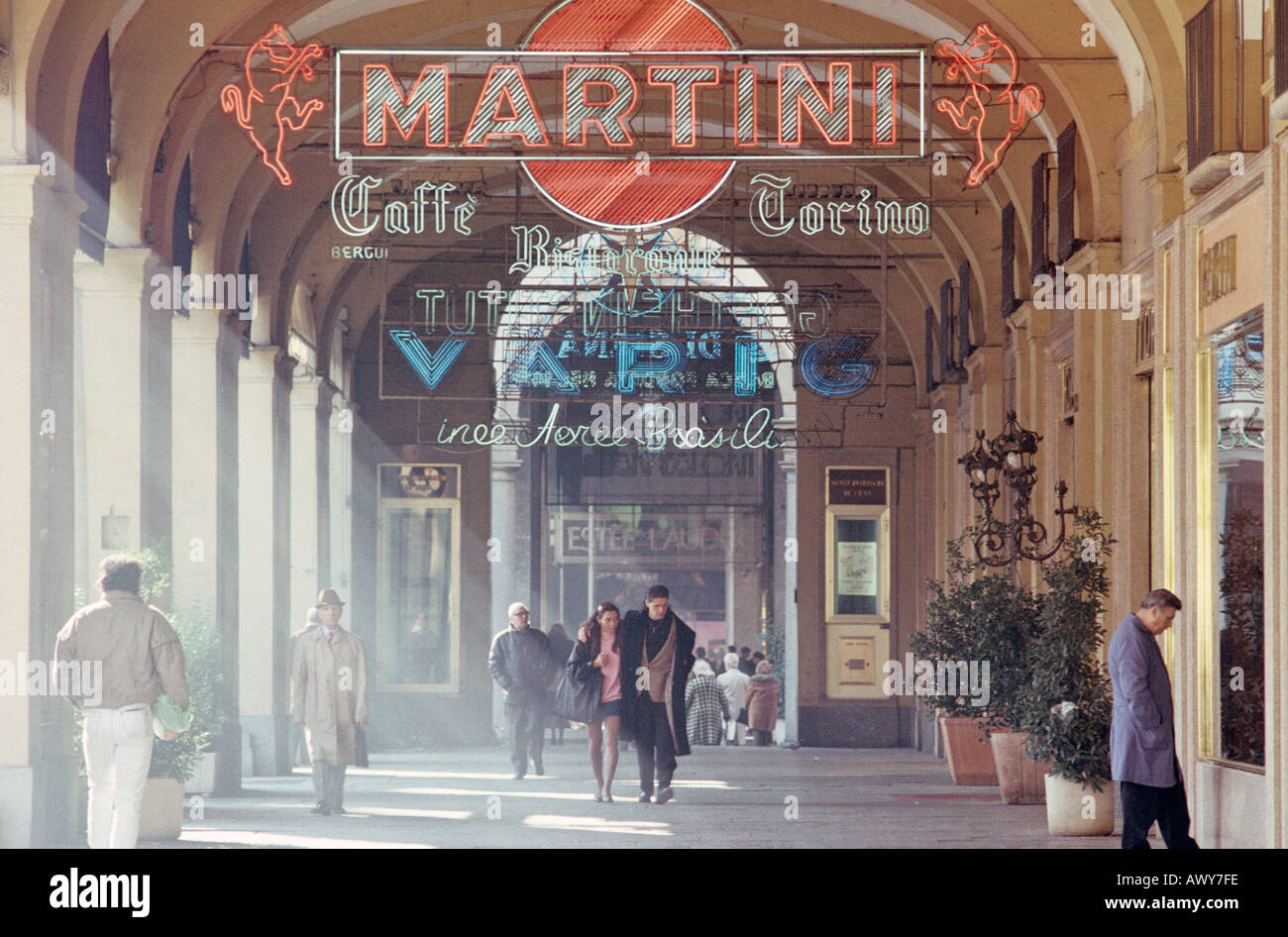 Martini sign turin hi-res stock photography and images - Alamy