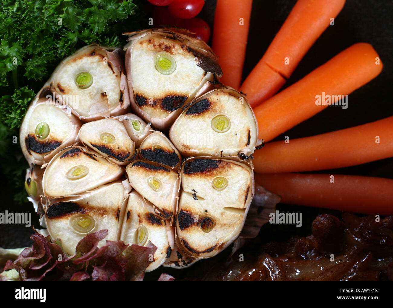 Prepared vegetable with carrot and detail Stock Photo - Alamy