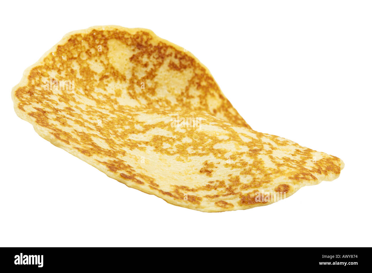Traditional English Pancake flying cutout object Stock Photo - Alamy