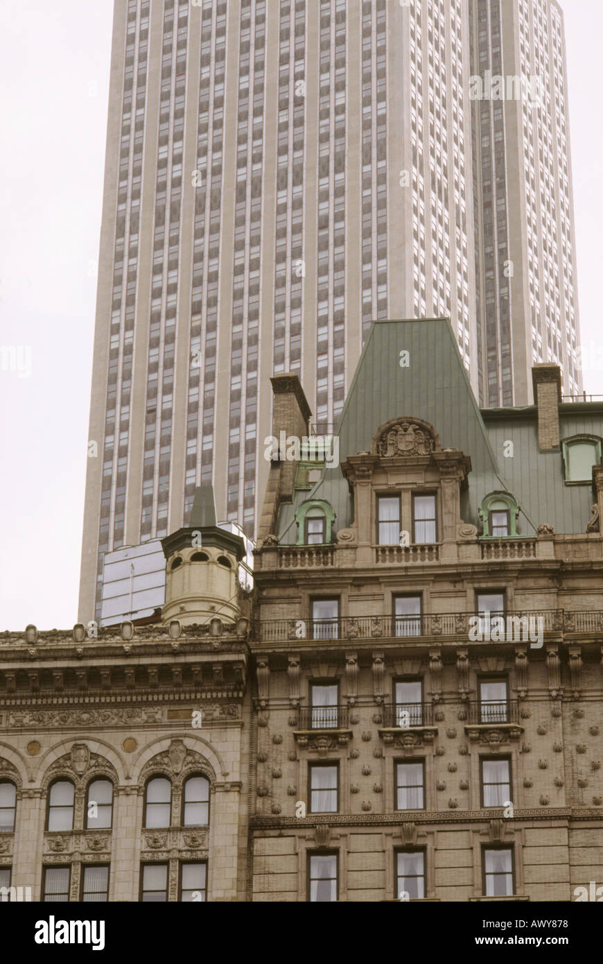 Competing for attention Empire State Building dwarfing a neighbouring ...