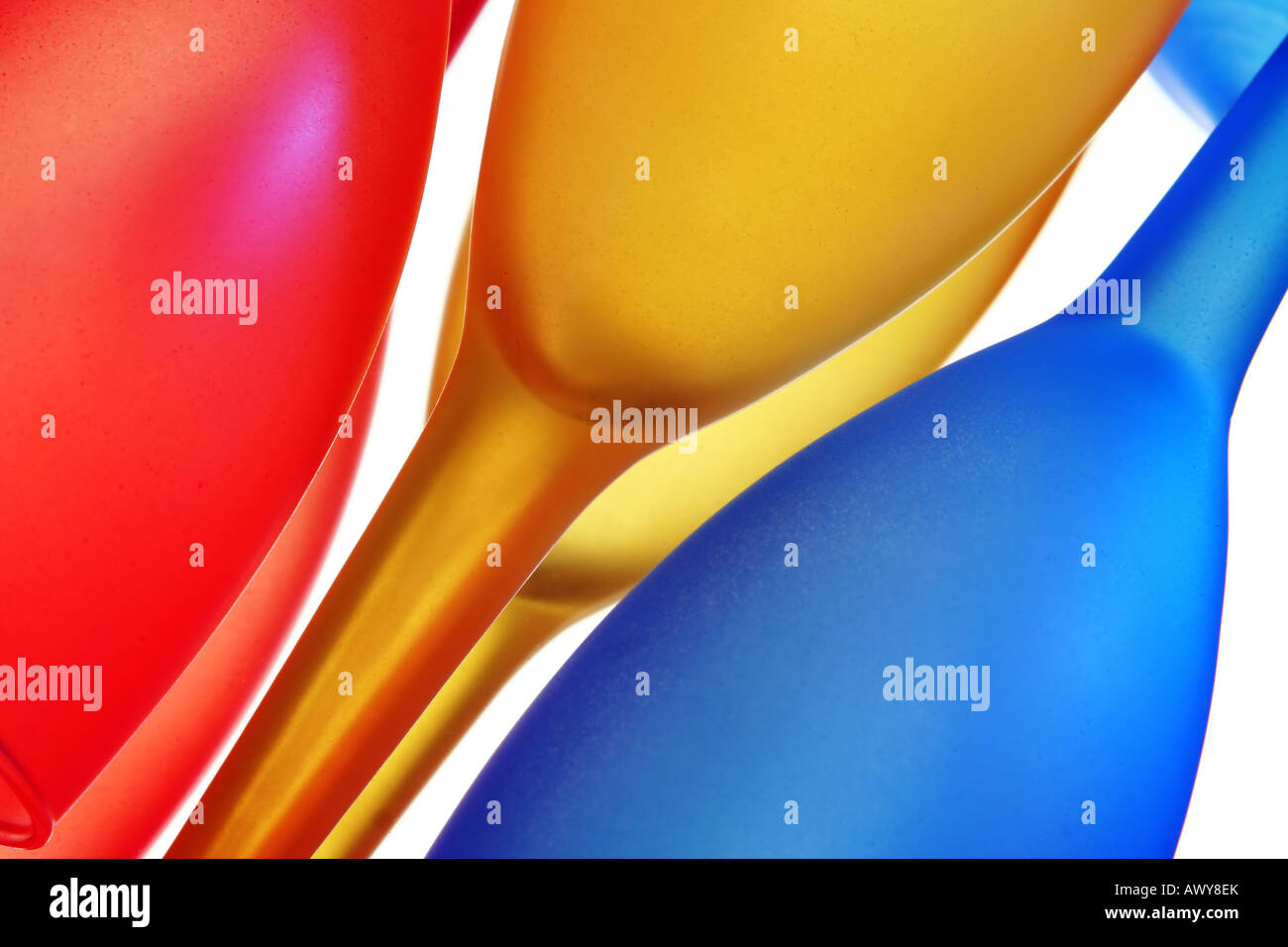 Matted glass set isolated on white background Stock Photo - Alamy