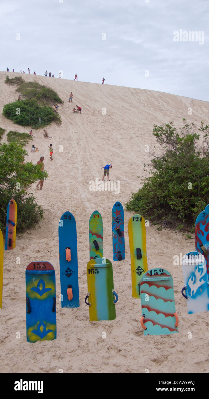 Sand Boarding Brasil Stock Photo - Alamy