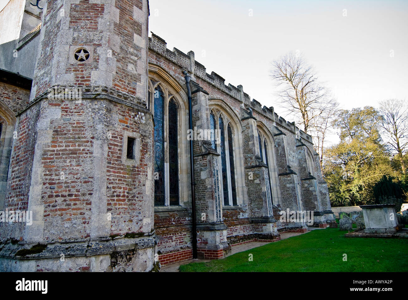 A Church in perspective Stock Photo - Alamy