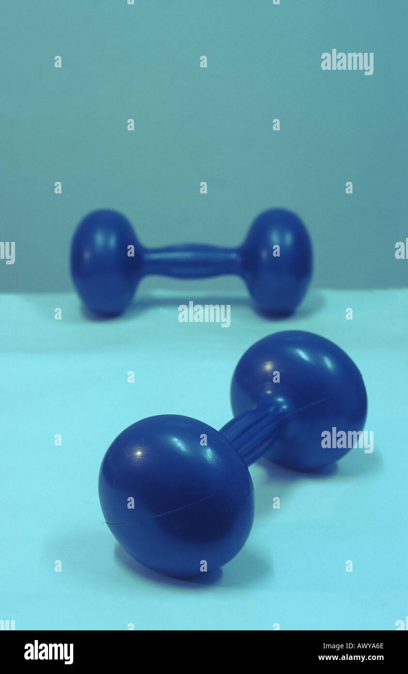 small weights for gym dumb bell Stock Photo - Alamy