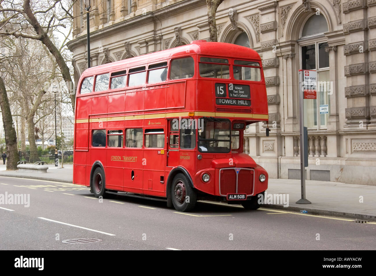 London Bus, Double Decker Routemaster Stock Photo - Alamy