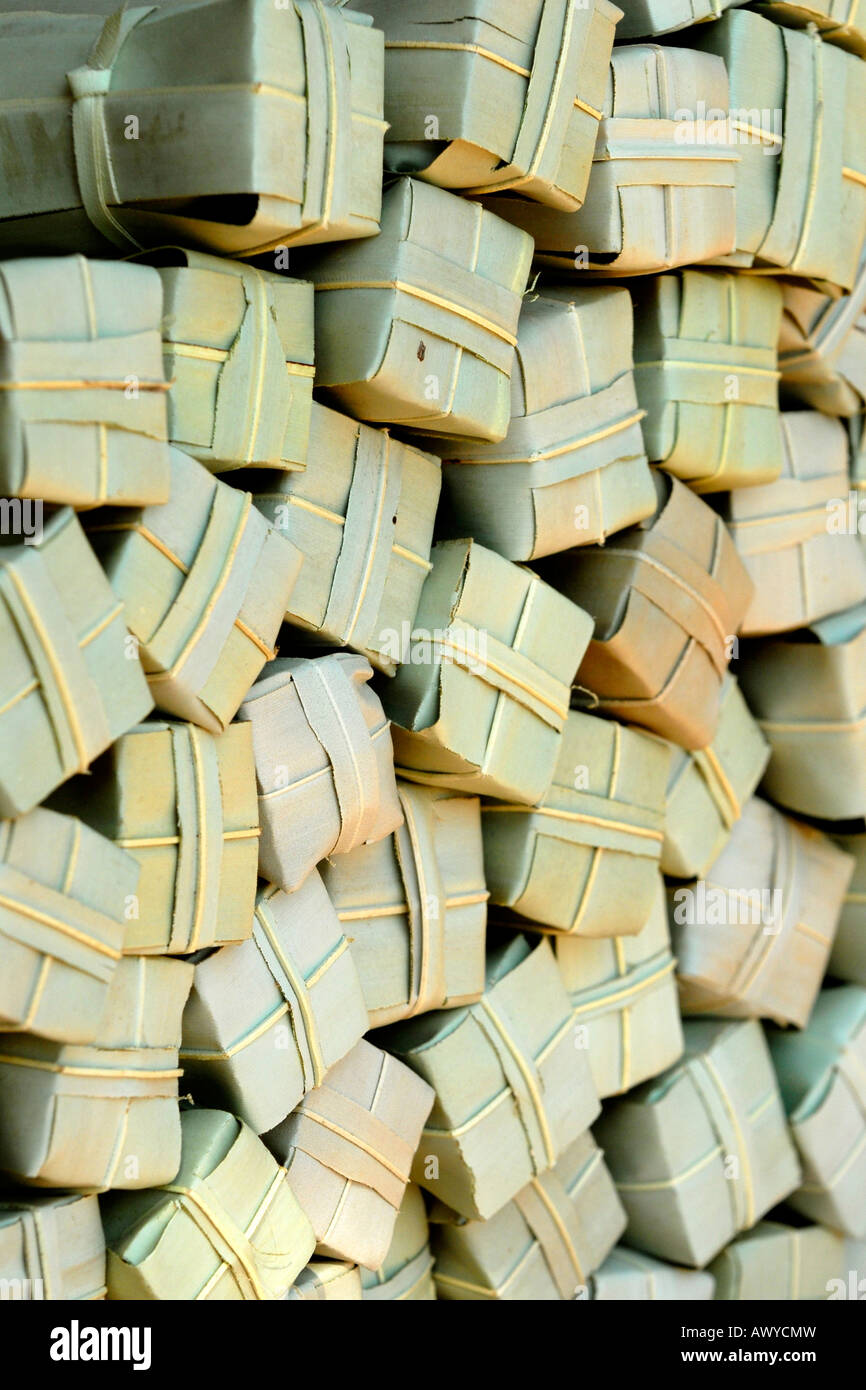 Cambodia Siem Reap Angkor typical rural scene palm tree sugar packed in ...