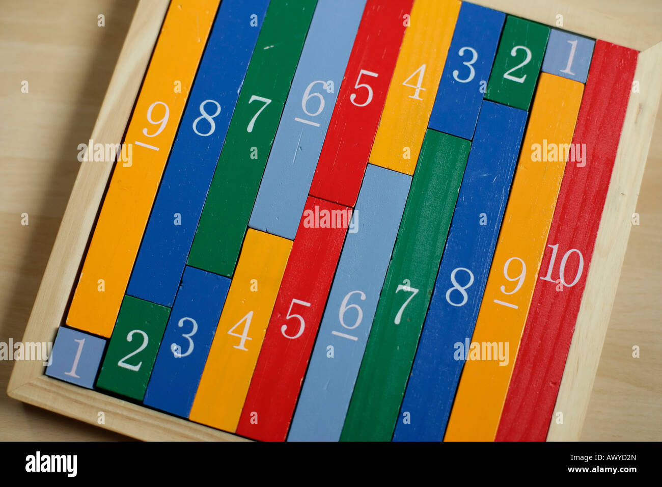 Numbered wood blocks hi-res stock photography and images - Alamy