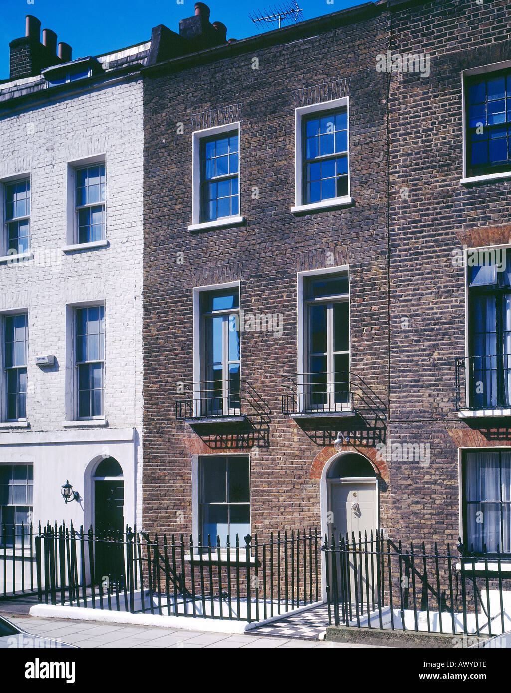GEORGIAN TOWN HOUSE EXTENSION, LONDON, UK Stock Photo - Alamy