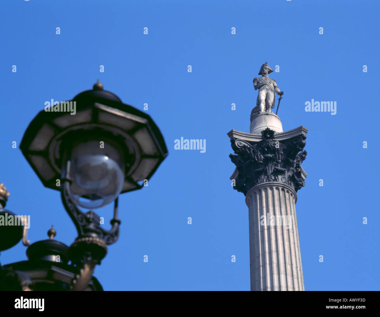 Nelson's Column, Trafalgar Square, London, England, UK Stock Photo - Alamy