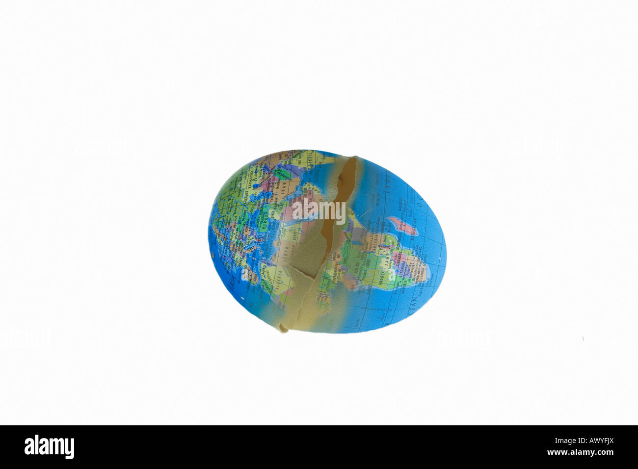 egg shaped globe Stock Photo - Alamy