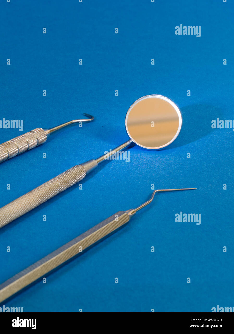 Surgical instruments used for dental examination check up and treatment ...