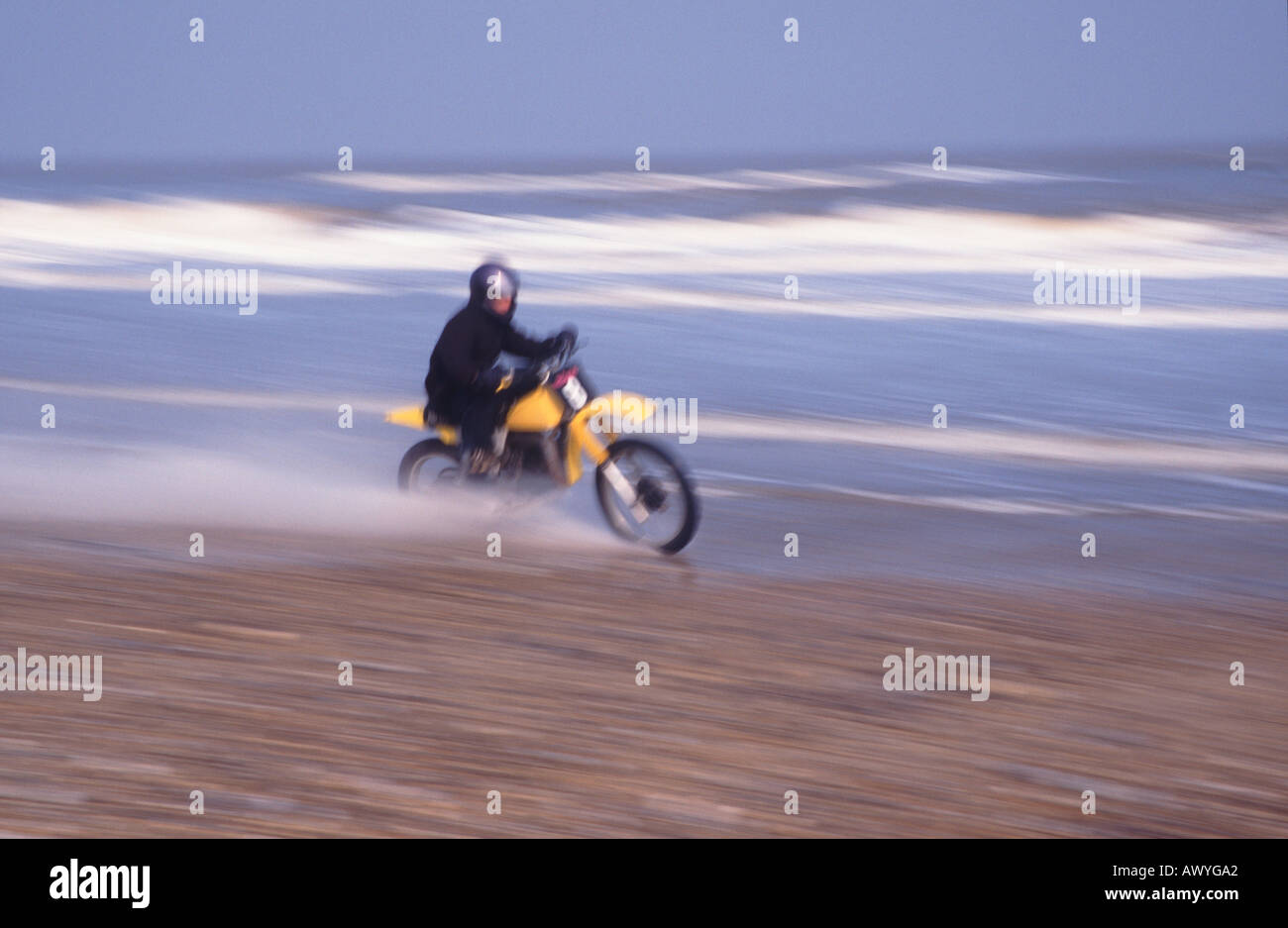 Motorbike beach hi-res stock photography and images - Alamy