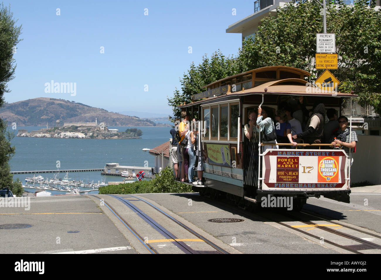 Cable Car in San Francisco, California, USA Stock Photo - Alamy