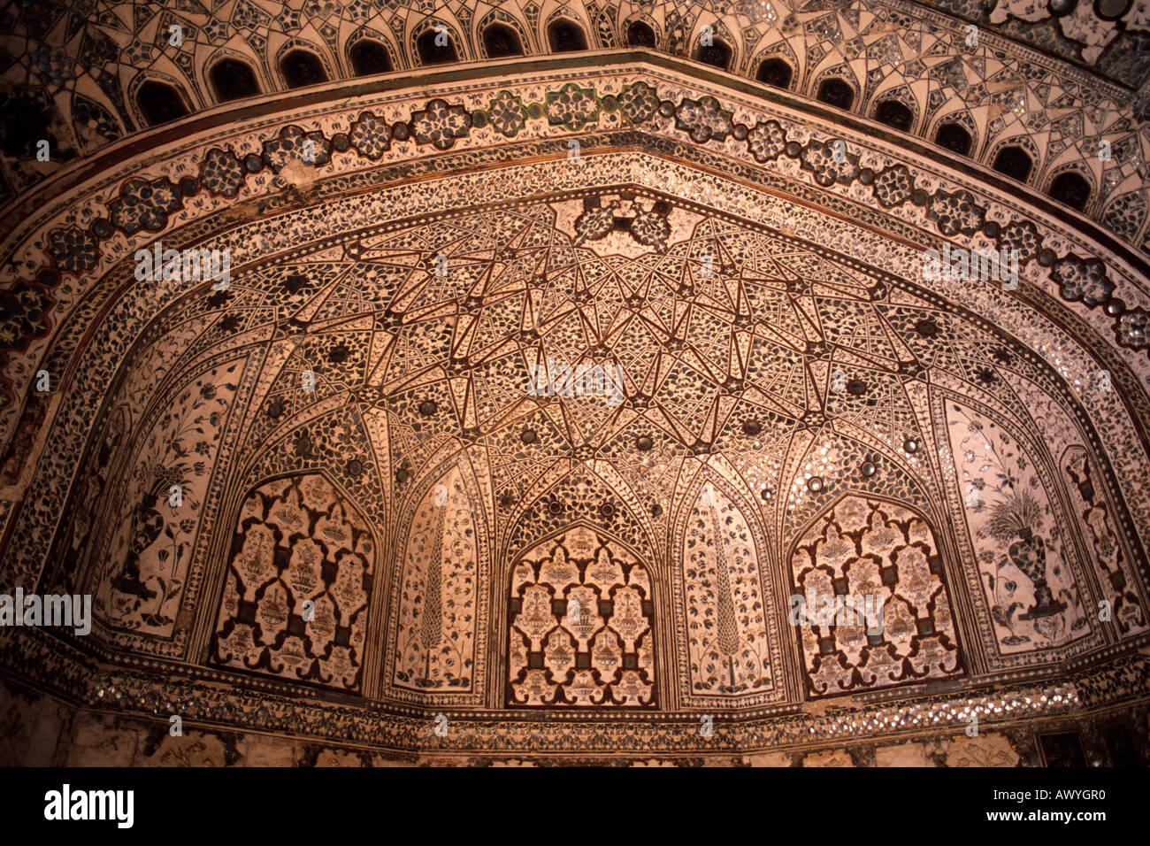 Jas Mandir, the Hall of Private Audience, Amber Fort Palace, Rajasthan ...