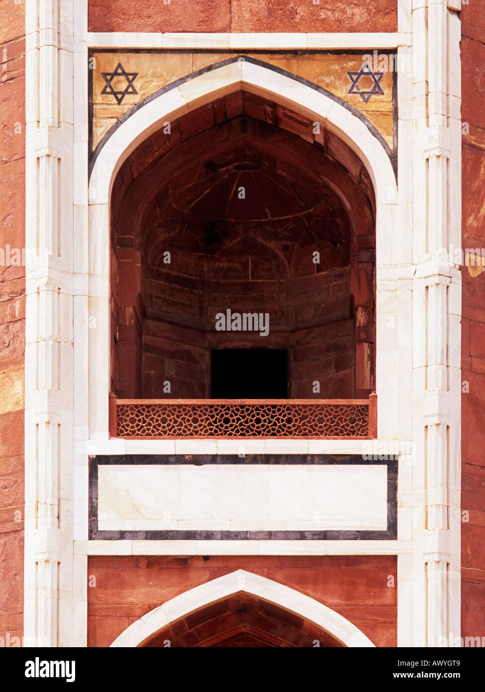Detail of Humayun's Tomb (c.1570), Delhi, India Stock Photo - Alamy