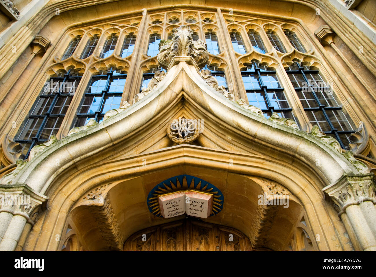 Detail of Bodleian Library Divinity School, Oxford, England, UK Stock ...